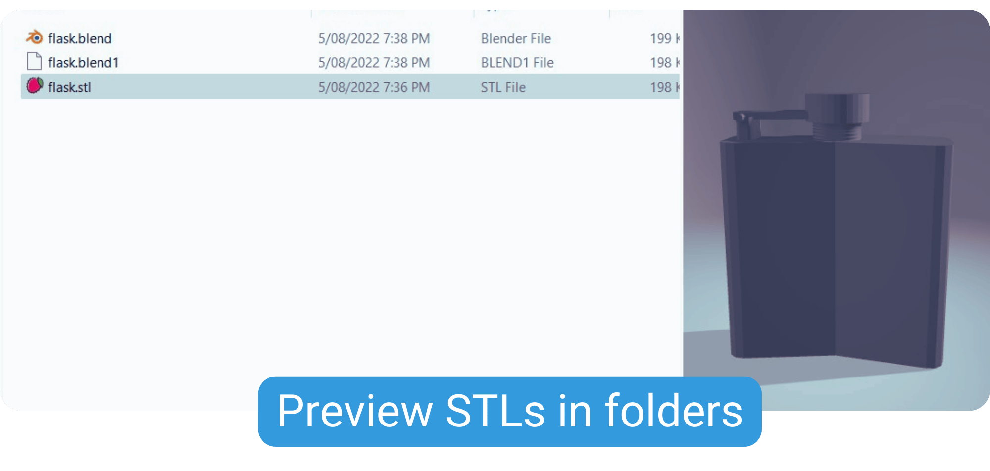 Preview Your 3D Print Files In Folders - 3D Printer Australia